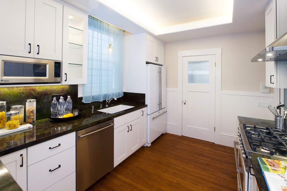 pk-66 Dynasty by Omega kitchen- Shaker white paint - Traditional ...