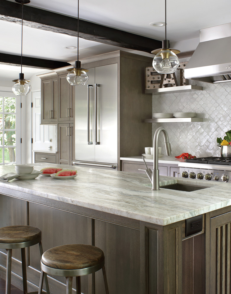 Plain & Fancy Custom Cabinets - Transitional - Kitchen - Bridgeport ...