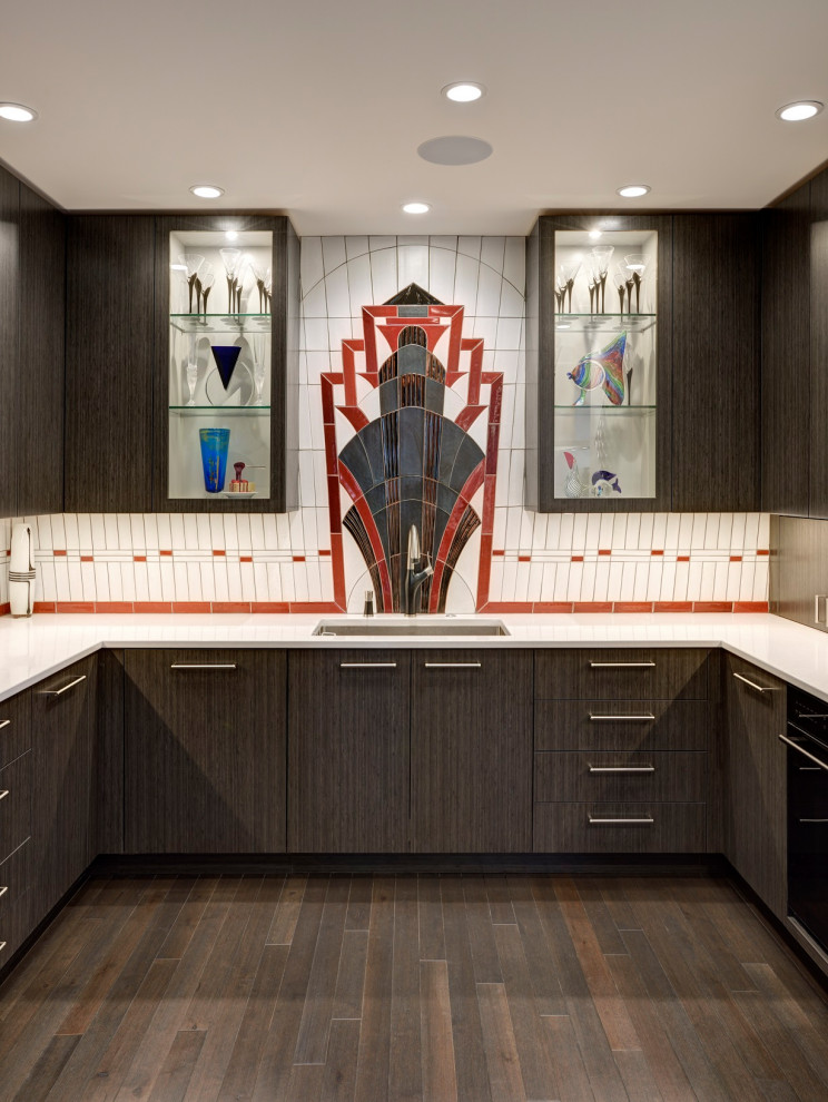 Plaza Kansas City Artistic Modern Kitchen - Modern - Kitchen - Kansas ...