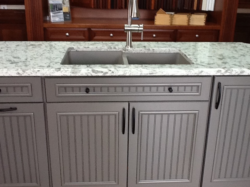 Pompeii Quartz Milky Way Island Countertop - Contemporary - Kitchen ...