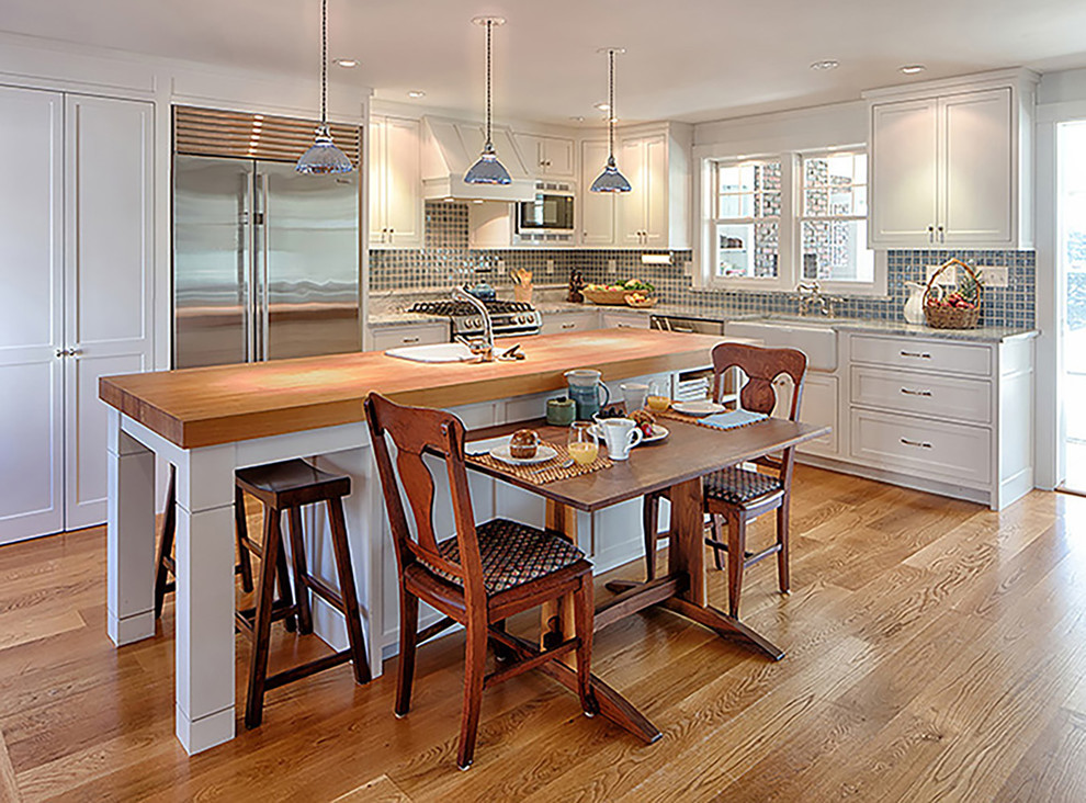 Pond House Addition & Renovation - Transitional - Kitchen - Boston - by ...