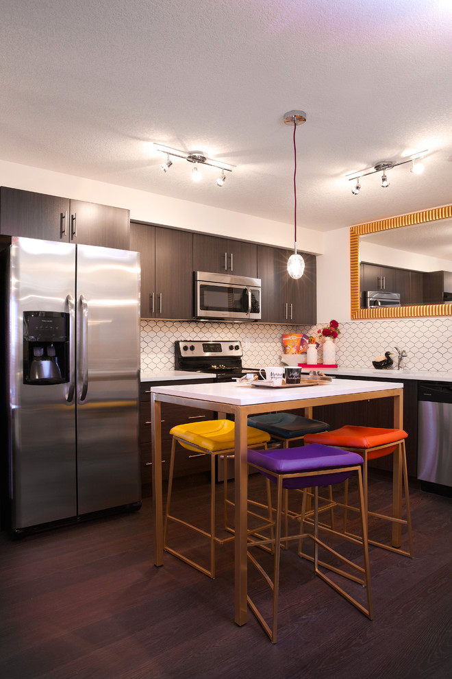 Pop Art - Contemporary - Kitchen - Calgary - by ANA Interiors | Houzz