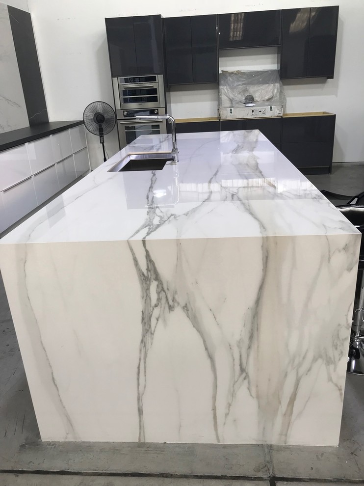 Porcelain Slab Projects - Modern - Kitchen - Los Angeles - by ...
