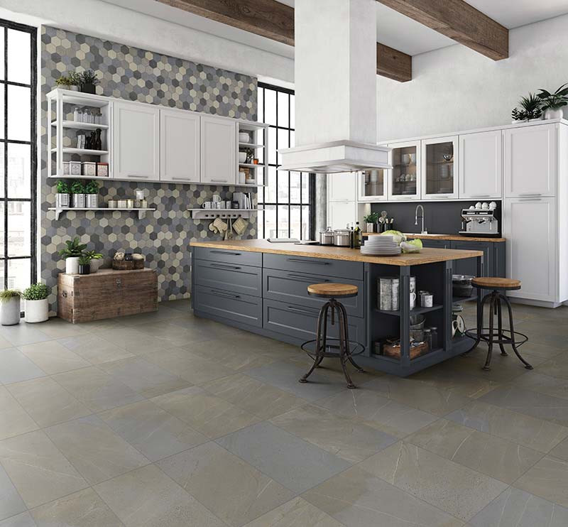 Porcelain Tile by Florida Tile - Contemporary - Kitchen - DC Metro - by ...