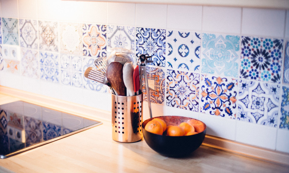 Portuguese Tile Stickers Backsplash - Traditional - Kitchen - Other ...