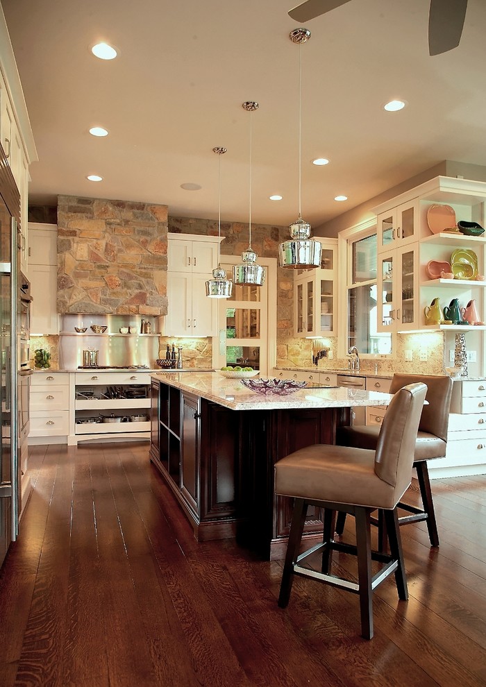 Prairie style home - Traditional - Kitchen - Detroit - by VanBrouck ...