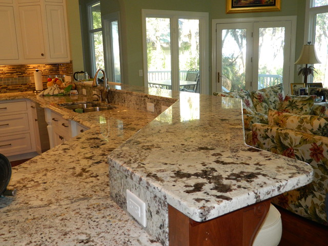 Precision Granite Completed - Traditional - Kitchen - Atlanta - by ...