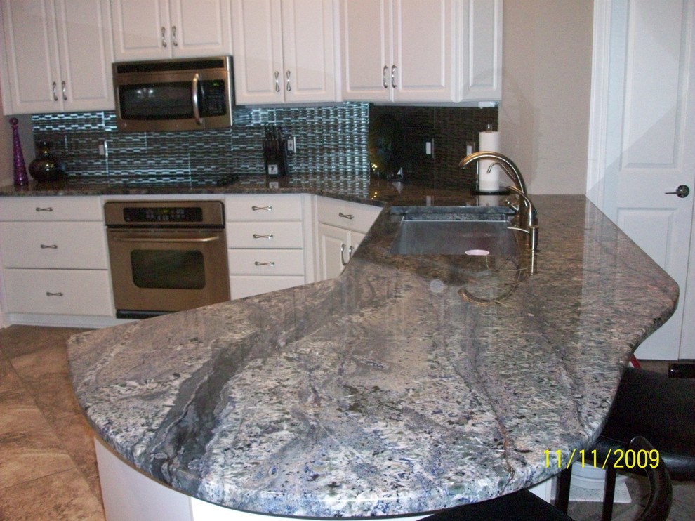 Precision Granite Completed - Traditional - Kitchen - Atlanta - by ...