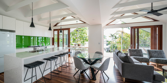 Project M - Raked Ceiling - Modern - Kitchen - Brisbane - by Studio 15b ...