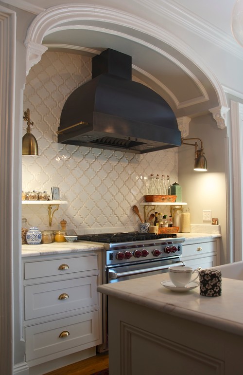 New Trend Alert: Arabesque Tile Backsplash Trends with Images | Marble ...