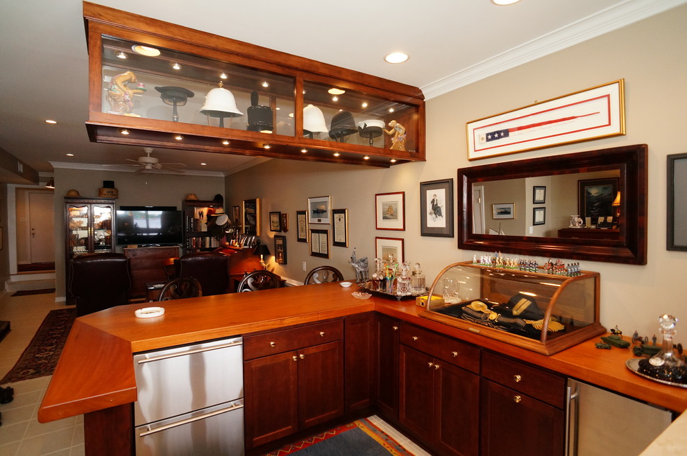 Pub Style Home Bar - Traditional - Kitchen - Other - by Creekside ...