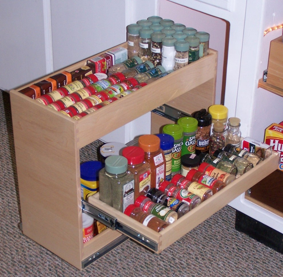 Pull Out Spice Rack - Kitchen - DC Metro - by ShelfGenie of Metro DC ...