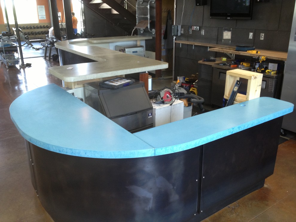Pure Austin Fitness Smoothie Bar - Modern - Kitchen - Austin - by Build ...