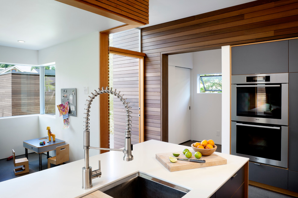 Push-Pull Residence - Contemporary - Kitchen - Seattle - by MW|Works ...