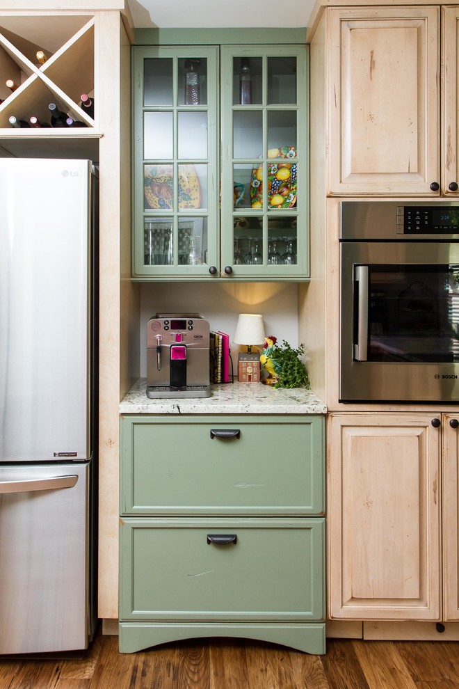 Quaint Kitchen in the Falls - Transitional - Kitchen - Cleveland - by ...