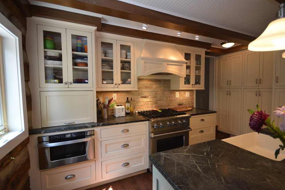 "Quaker Boys School" Farmhouse Kitchen Remodel - Farmhouse - Kitchen ...