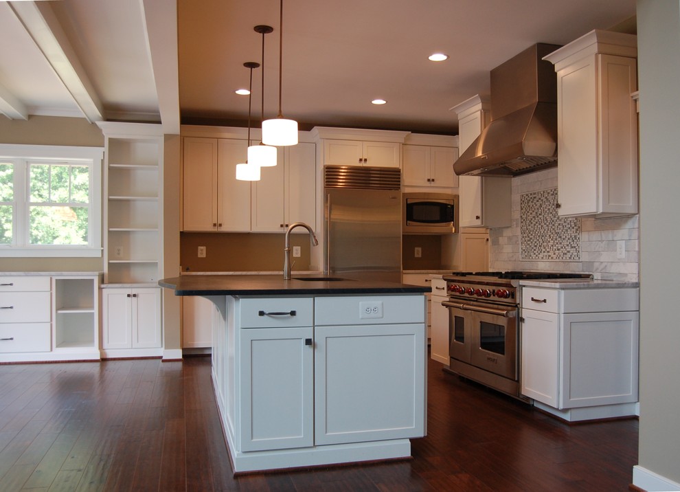 Quaker Custom Homes - Contemporary - Kitchen - DC Metro - by Quaker ...