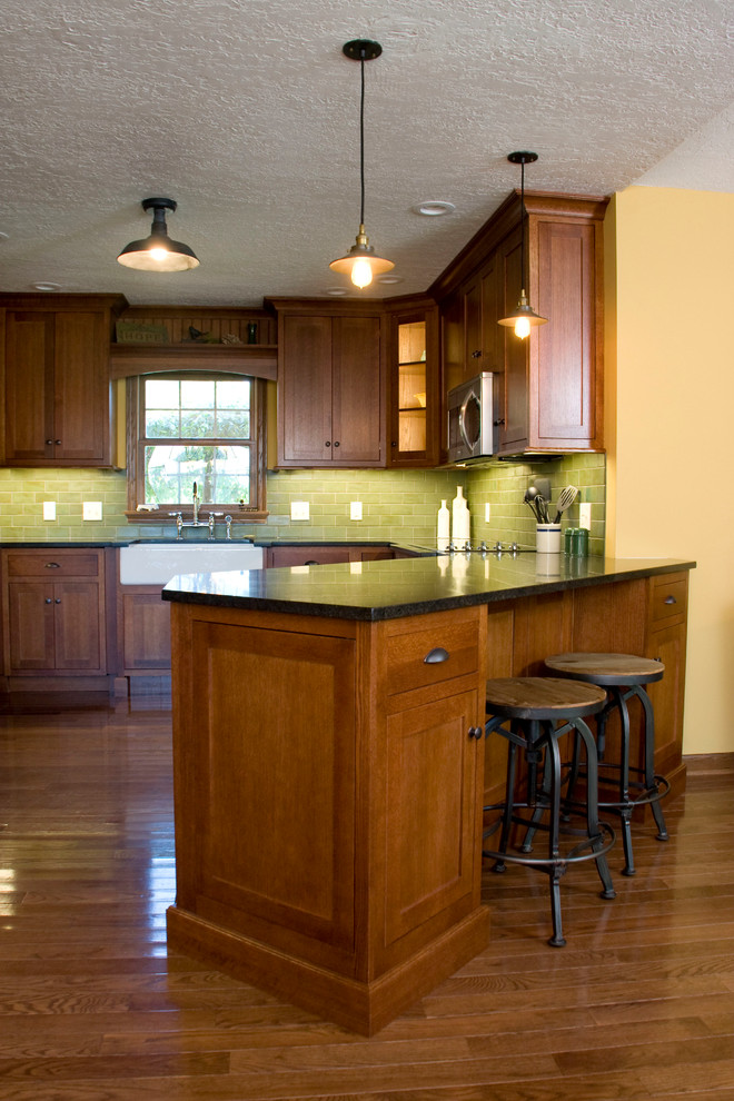 Quarter Sawn Inset Oak Kitchen - Craftsman - Kitchen - Other - by Mauk ...