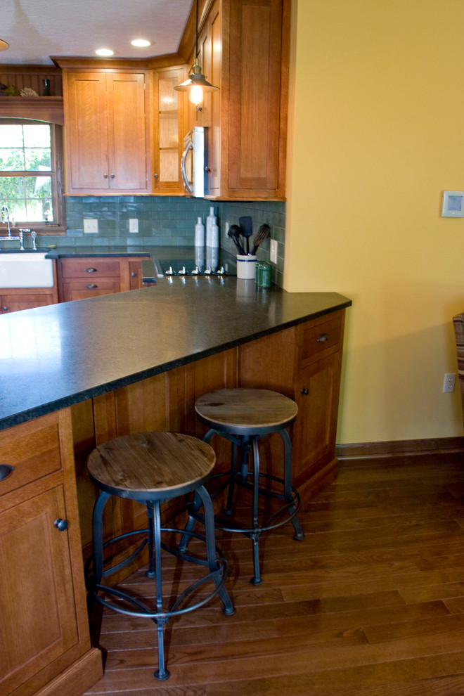 Quarter Sawn Inset Oak Kitchen - Craftsman - Kitchen - Other - by Mauk ...