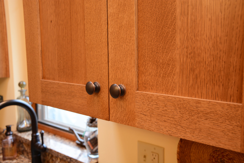 Quarter Sawn White Oak - Mesquite - Shaker Medium - Kitchen - Chicago ...