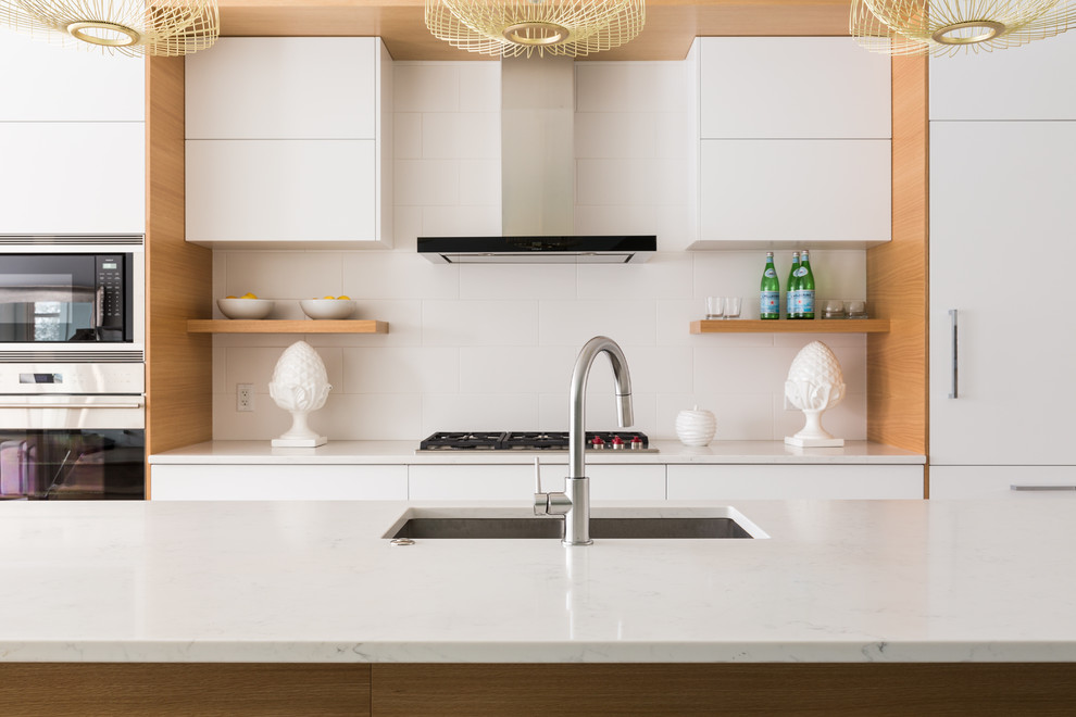 Quartz Countertops - Modern - Kitchen - Calgary - by ICON Stone + Tile ...