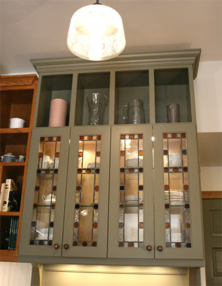 Queen Anne Kitchen Storage and Display - Traditional - Kitchen ...