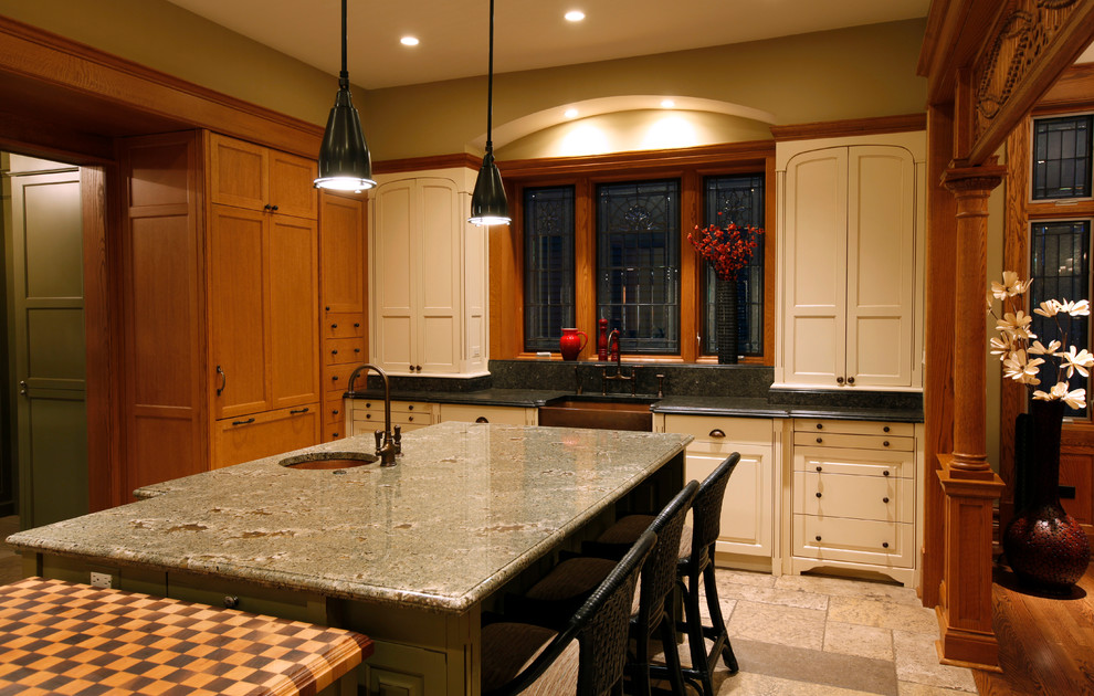 Queen Anne Landmark - Traditional - Kitchen - Chicago - by bba ...