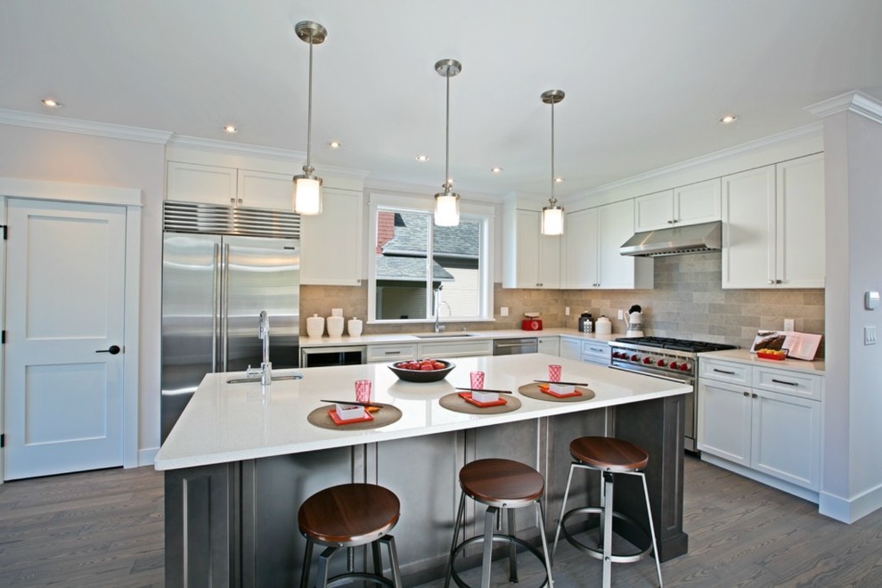 Queen Anne Transitional New Construction - Kitchen - Seattle - by ...