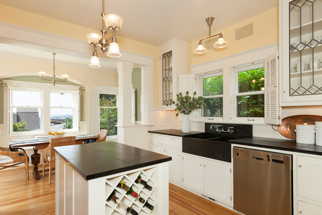 Queen Anne whole house renovation and addition - Craftsman - Kitchen ...