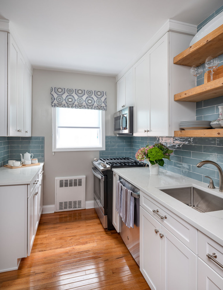 Queens, NY - Extreme Kitchen Makeover - Transitional - Kitchen - New ...