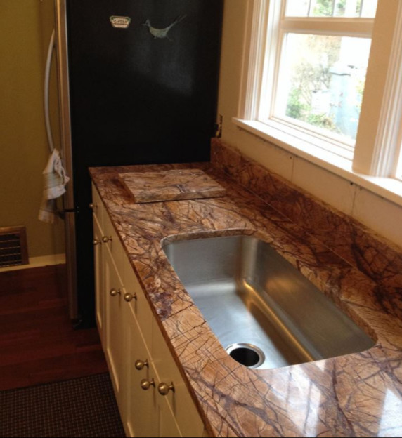 Rainforest Brown Kitchen: Spokane, WA - Traditional - Kitchen - Boise ...