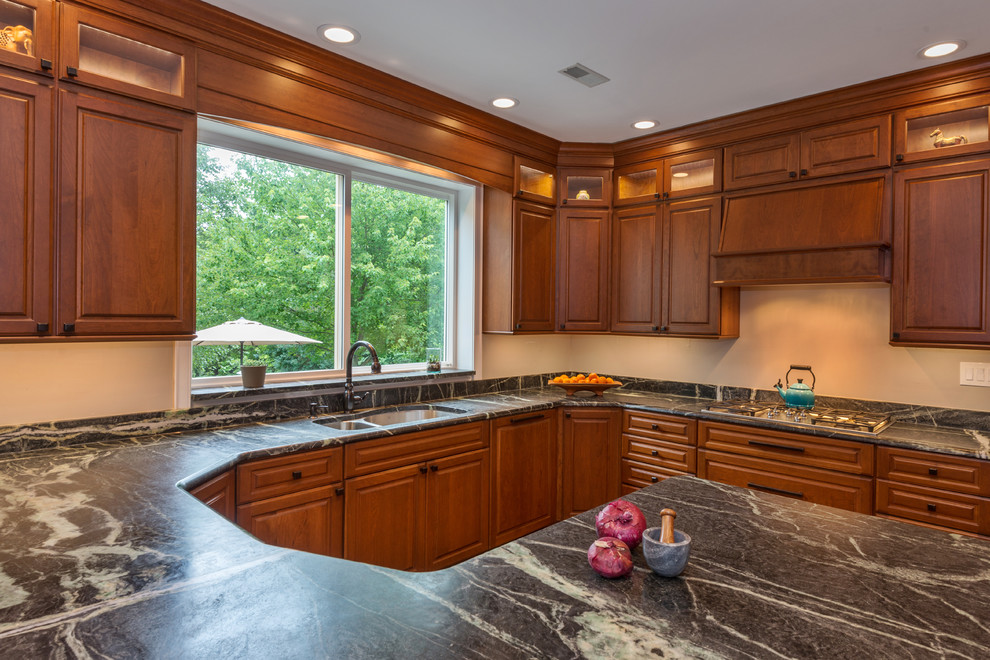 Raised Panel Cherry Kitchen - Traditional - Kitchen - Philadelphia - by ...