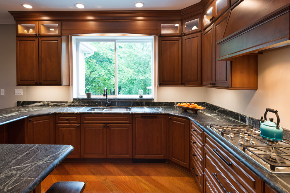 Raised Panel Cherry Kitchen - Traditional - Kitchen - Philadelphia - by ...