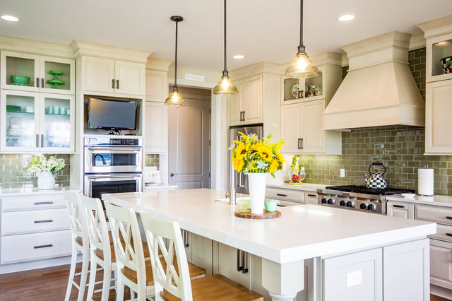 Ralph & Sharon's Cottage Kitchen - Transitional - Kitchen - Detroit ...