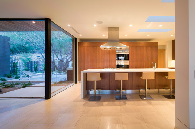 Rammed Earth Modern - Contemporary - Kitchen - Phoenix - by Kendle ...