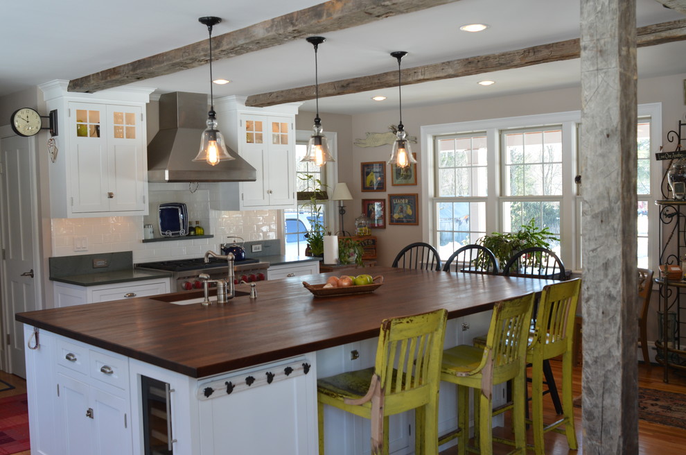Ranch farmhouse kitchen remodel - Farmhouse - Kitchen - Boston - by The ...