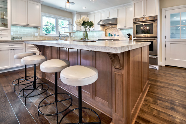 Ranch Style Kitchen Island - Traditional - Kitchen - San Francisco - by ...
