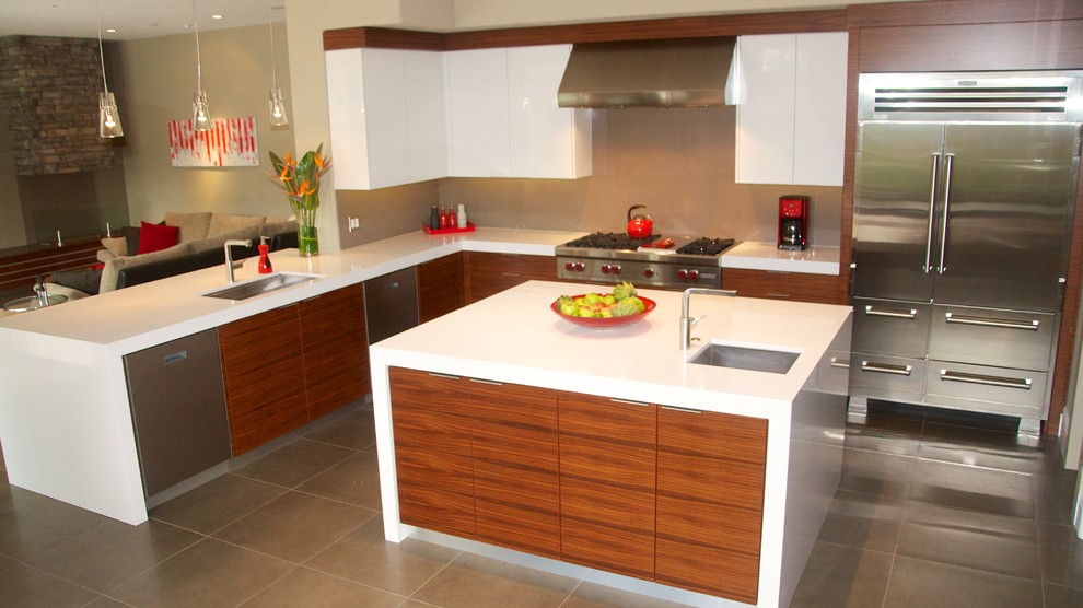 Rancho Santa Fe Modern - Contemporary - Kitchen - San Diego - by DRP ...