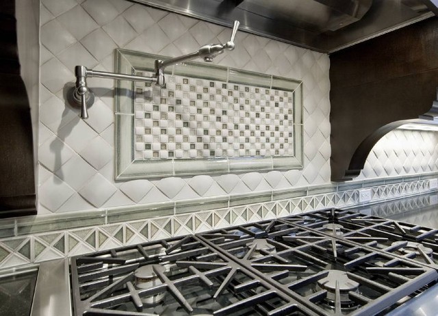 Range Backsplash - Traditional - Kitchen - Seattle - by ARTifact ...