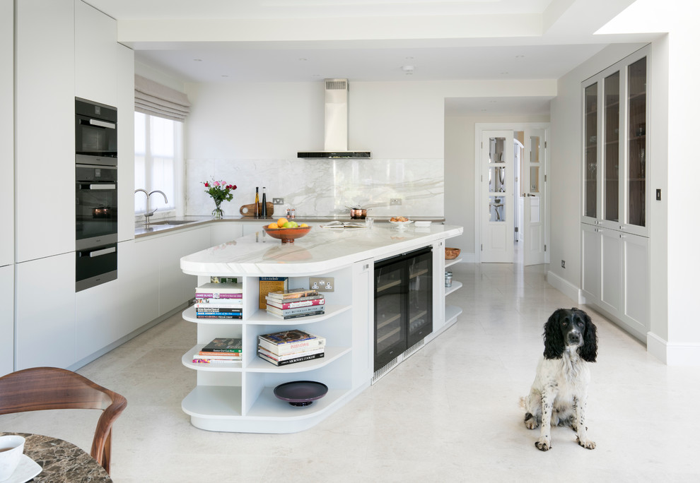 Bespoke Angular Island - Contemporary - Kitchen - Oxfordshire - by ...