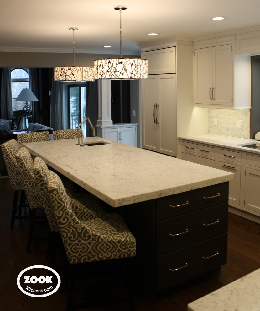 Readington Sleek - Contemporary - Kitchen - Newark - by Zook Kitchens ...