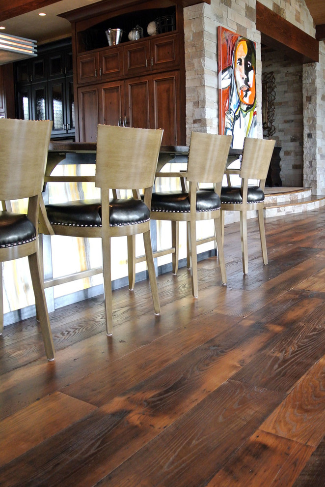 Reclaimed Antique Wormy Chestnut Hardwood Flooring - Traditional ...