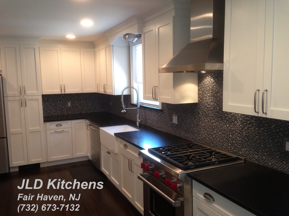 Red Bank Kitchen - Beach Style - Kitchen - New York - by JLD Kitchens ...