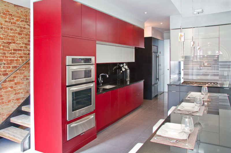Red Hot Kitchen Reno - Contemporary - Kitchen - Toronto - by Amy Dillon ...