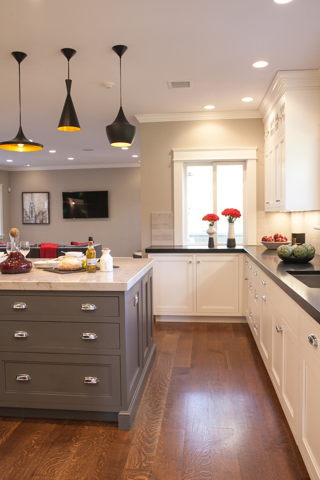 Red, White & Blue! - Traditional - Kitchen - New York - by Bilotta ...