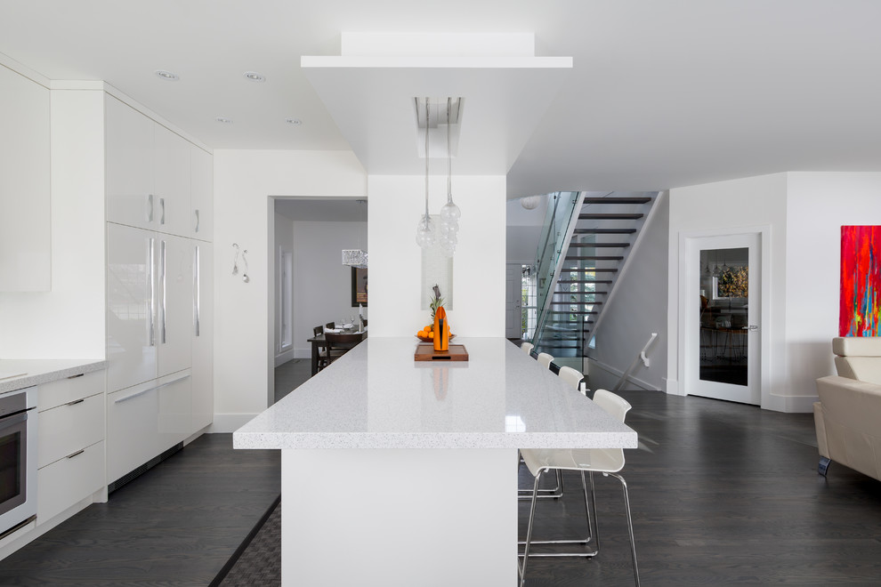 Redesign of the kitchen layout and complete renovation - Contemporary ...