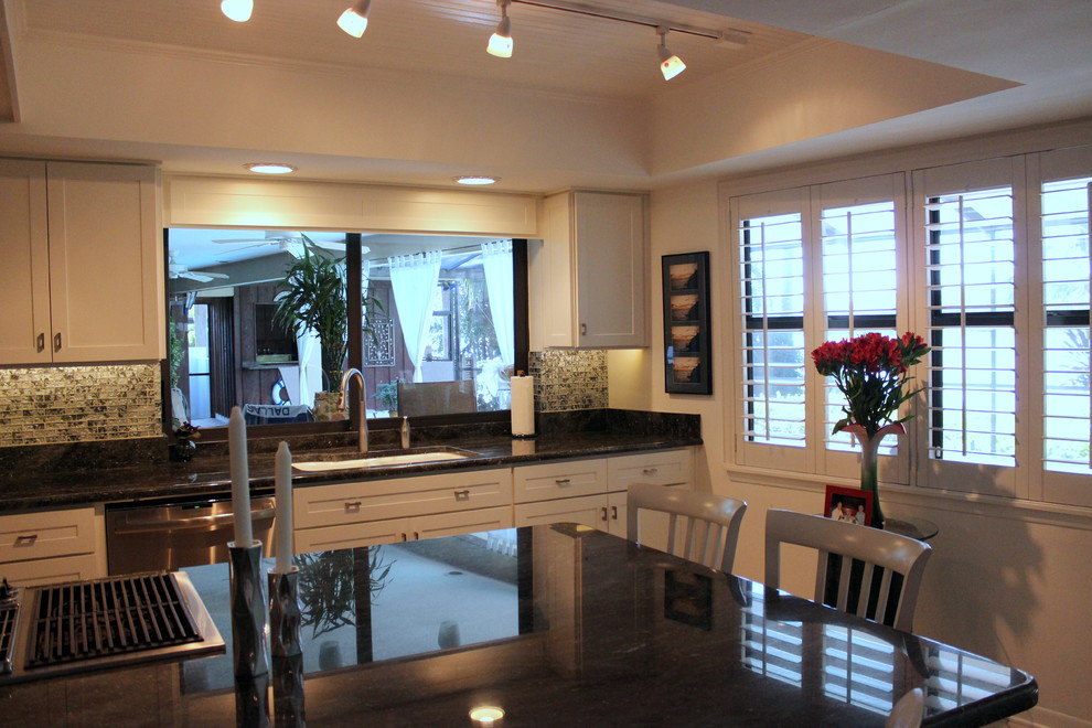 Refined Kitchen in Carrolwood - Transitional - Kitchen - Tampa - by ...