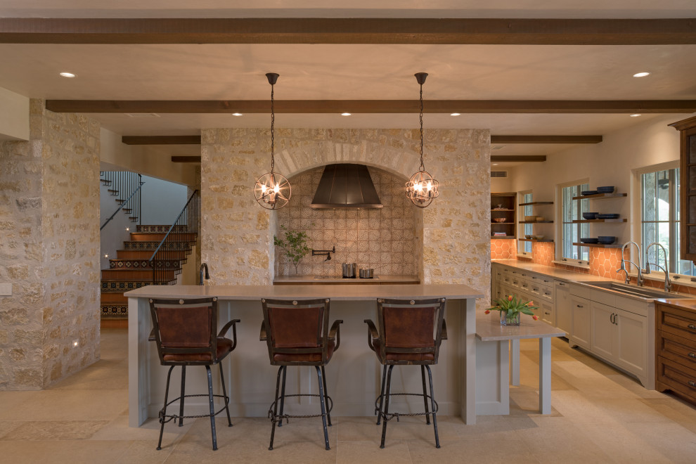 Refined Ranch - Mediterranean - Kitchen - Austin - by Barley|Pfeiffer ...