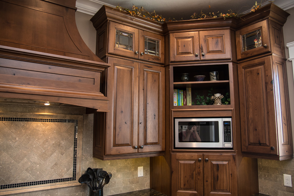 Refined Warm Rustic Kitchen Renovation - Rustic - Kitchen - Salt Lake ...