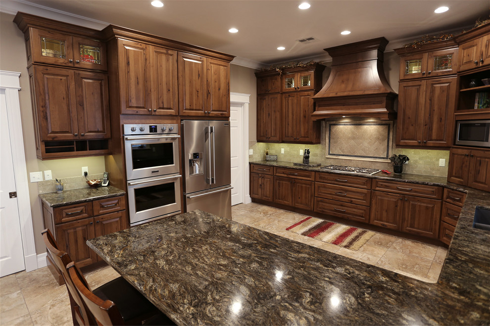 Refined Warm Rustic Kitchen Renovation - Rustic - Kitchen - Salt Lake ...